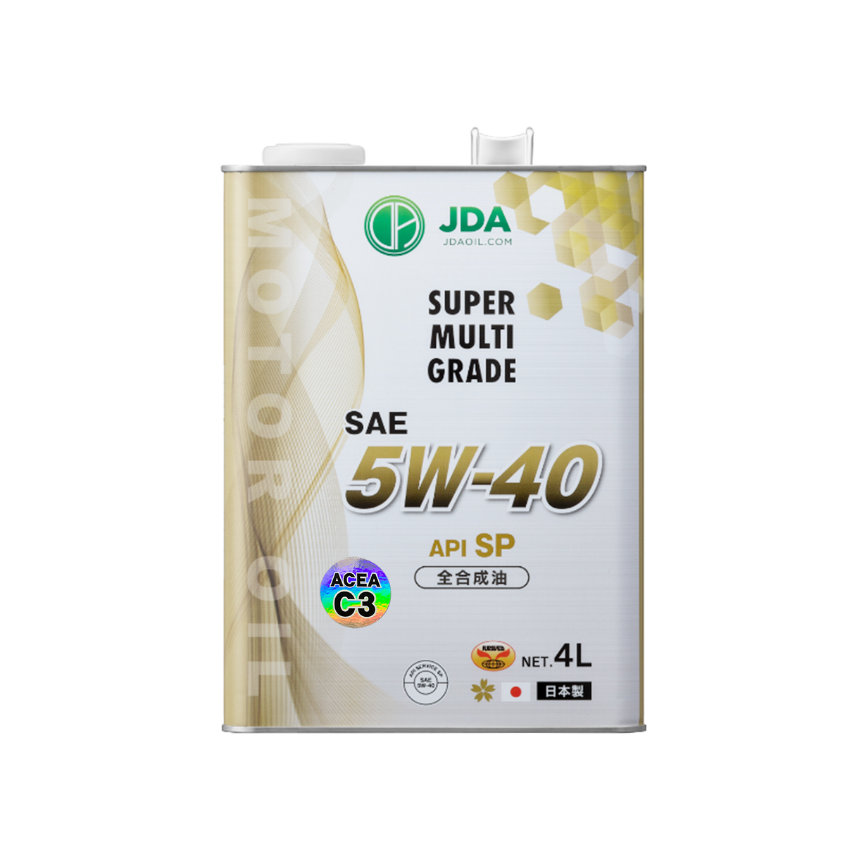 JDA スーパー マルチグレード エンジンオイル 5W-40 SP/C3 4L — JDA oil オフィシャルショップ